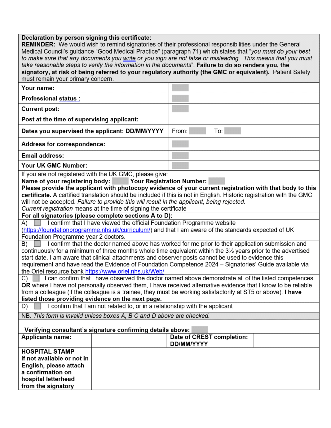 [Guide] How To Fill CREST Form For MSRA Correctly In 2025